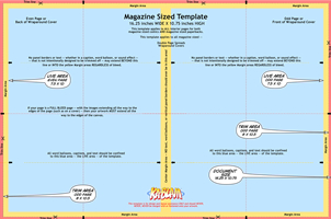 Manga-Sized Page Template | Ka-Blam Digital Printing